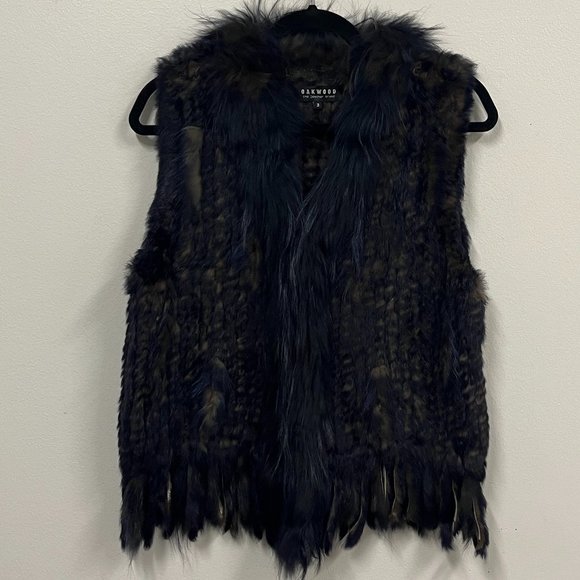 Oakwood | Jackets & Coats | Oakwood Rabbit And Racoon Fur Vest | Poshmark